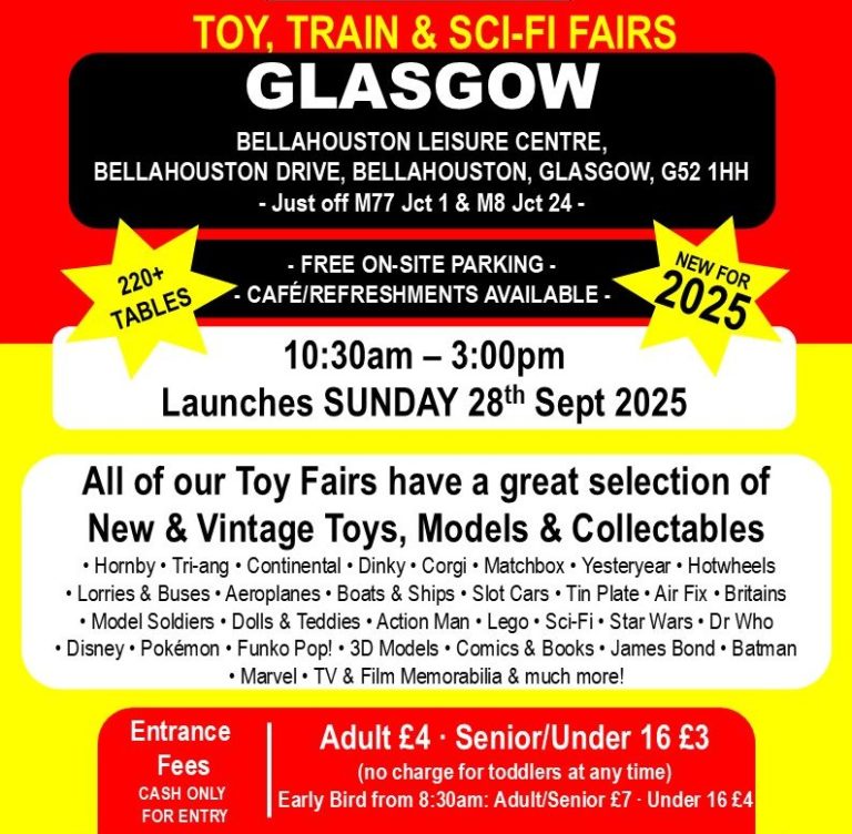 Northern Toy Fair – For Toy, Train & Sci-Fi Fairs in Northern England ...