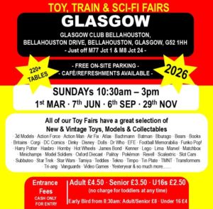 Northern Toy Fair – For Toy, Train & Sci-Fi Fairs in Northern England ...