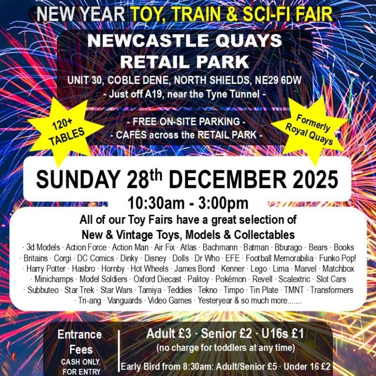 Northern Toy Fair – For Toy, Train & Sci-Fi Fairs in Northern England ...